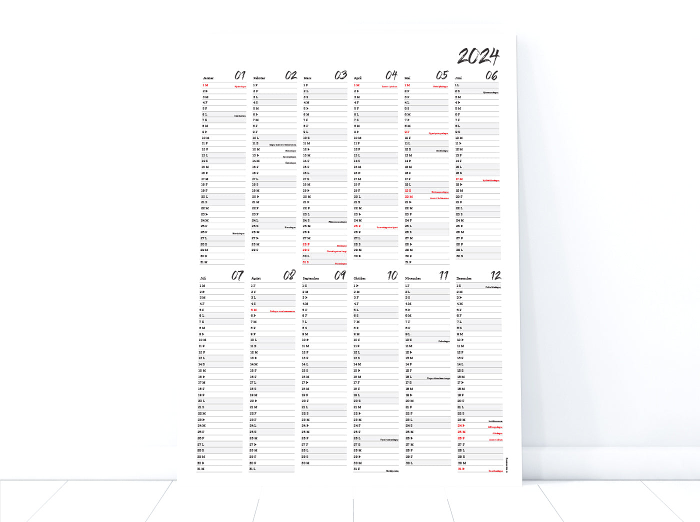 Dagatöl, borðdagatöl, veggdagatöl og skipulagsdagatöl á íslensku ...